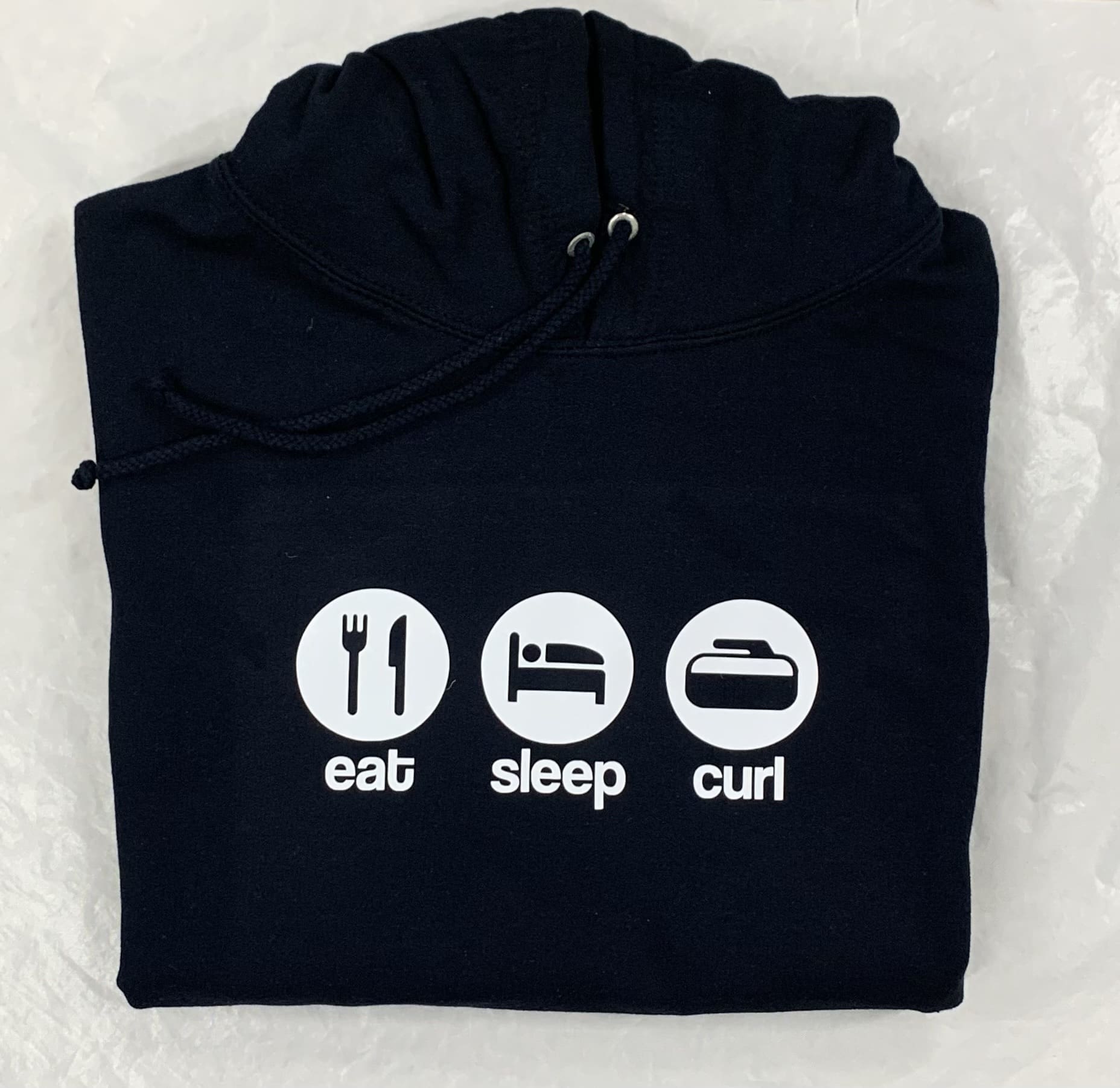 Eat Sleep Curl Hoodie | British Curling Supplies